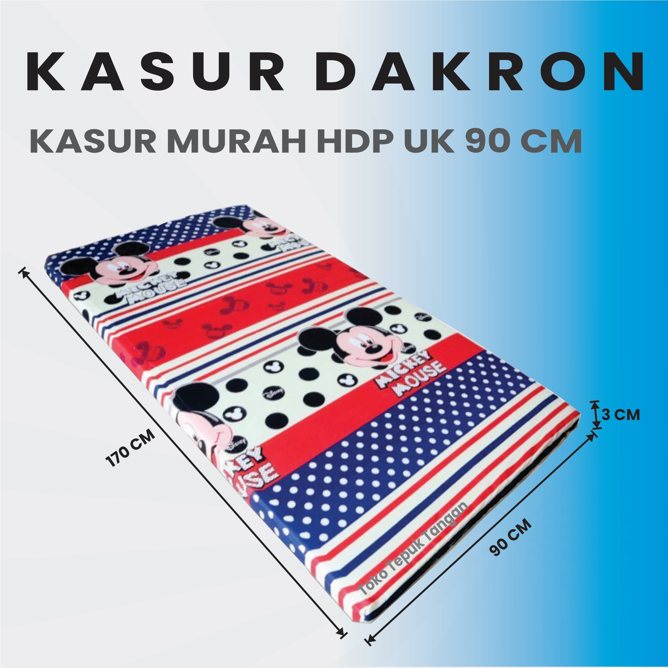Matras Lipat 3 HDP/Kasur Lipat Dacron MURAH MERIAH/Kasur Busa Dakron ...