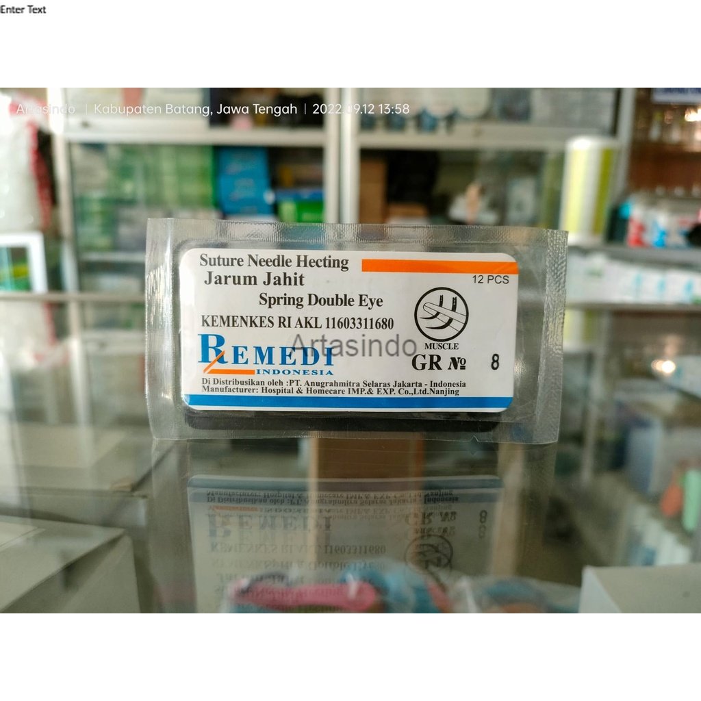 Suture Needle Hecting No 8 isi 12 | Lazada Indonesia