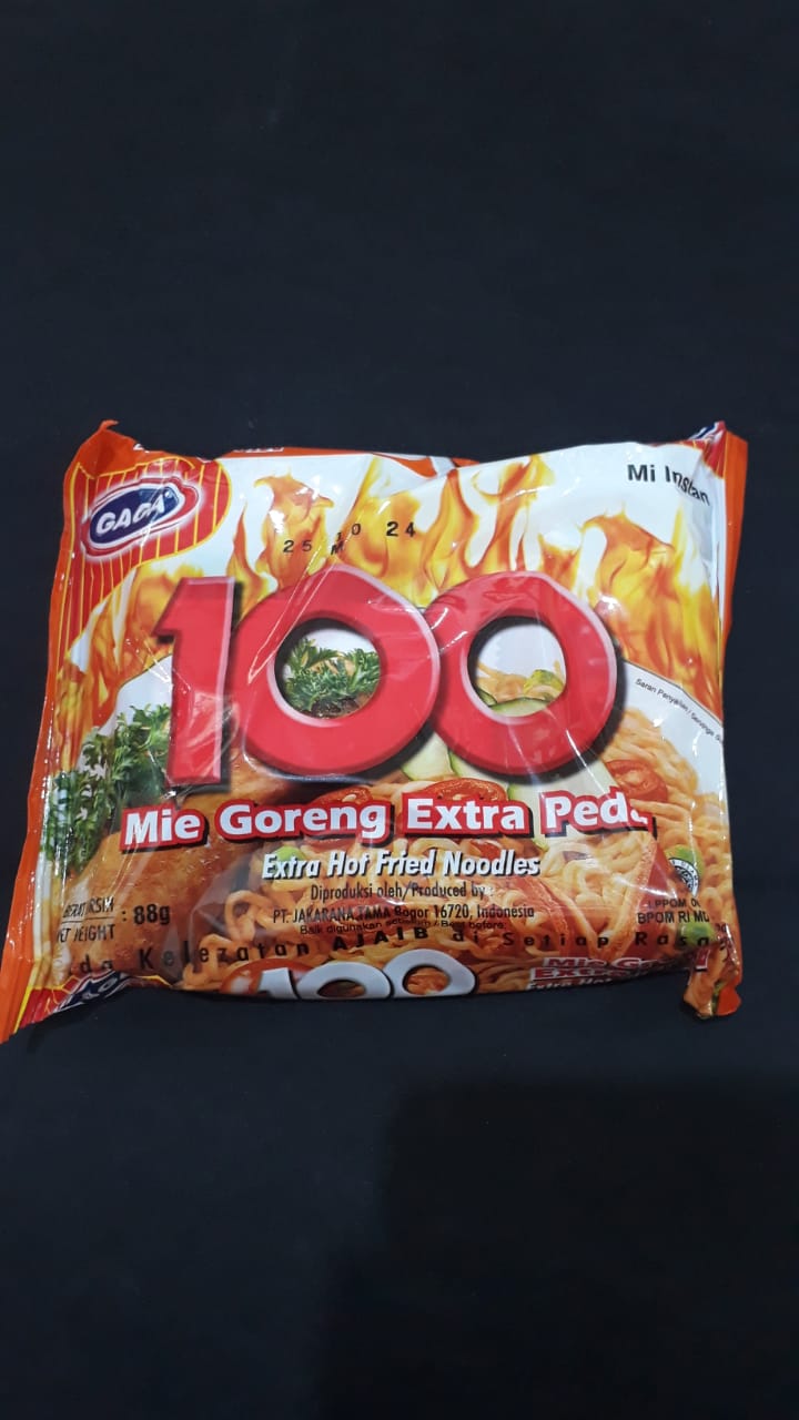 GAGA MIE 100 EXTRA PEDAS 88G | Lazada Indonesia