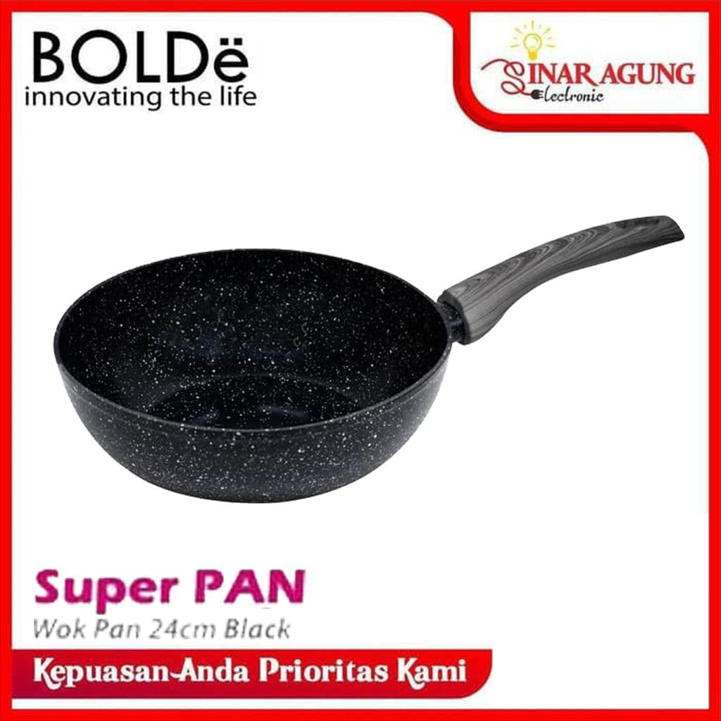 BOLDe SUPER PAN WOK 24CM [ORIGINAL] DARK KNIGHT | Lazada Indonesia