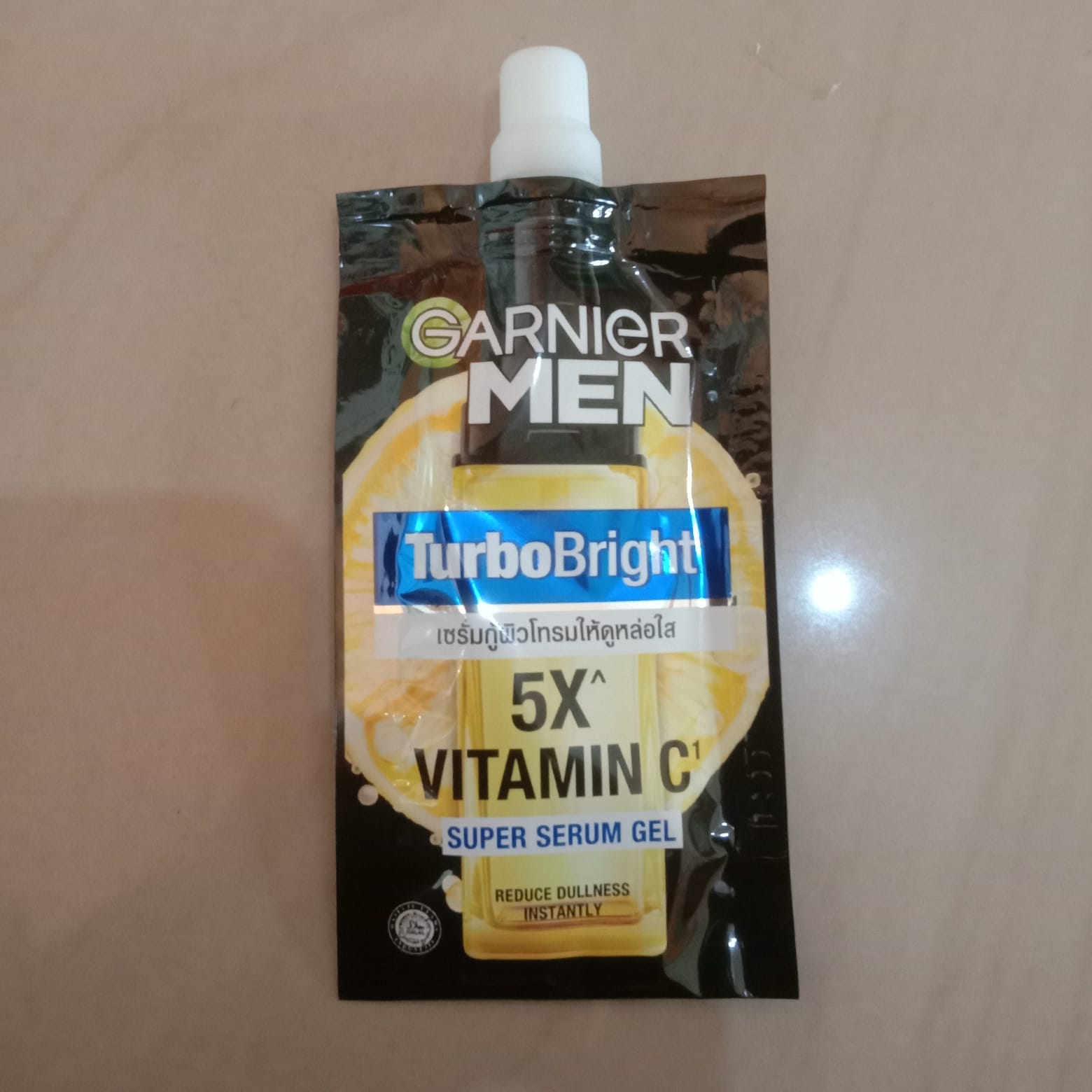 Garnier Men Turbo Bright 5x Vitamin C Super Gel Serum 7ml | Lazada Indonesia