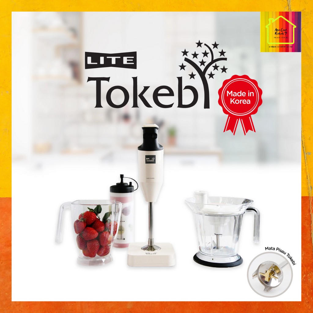 NEOHAUS TOKEBI LITE Hand Blender Multifungsi Made in Korea Low Watt ...