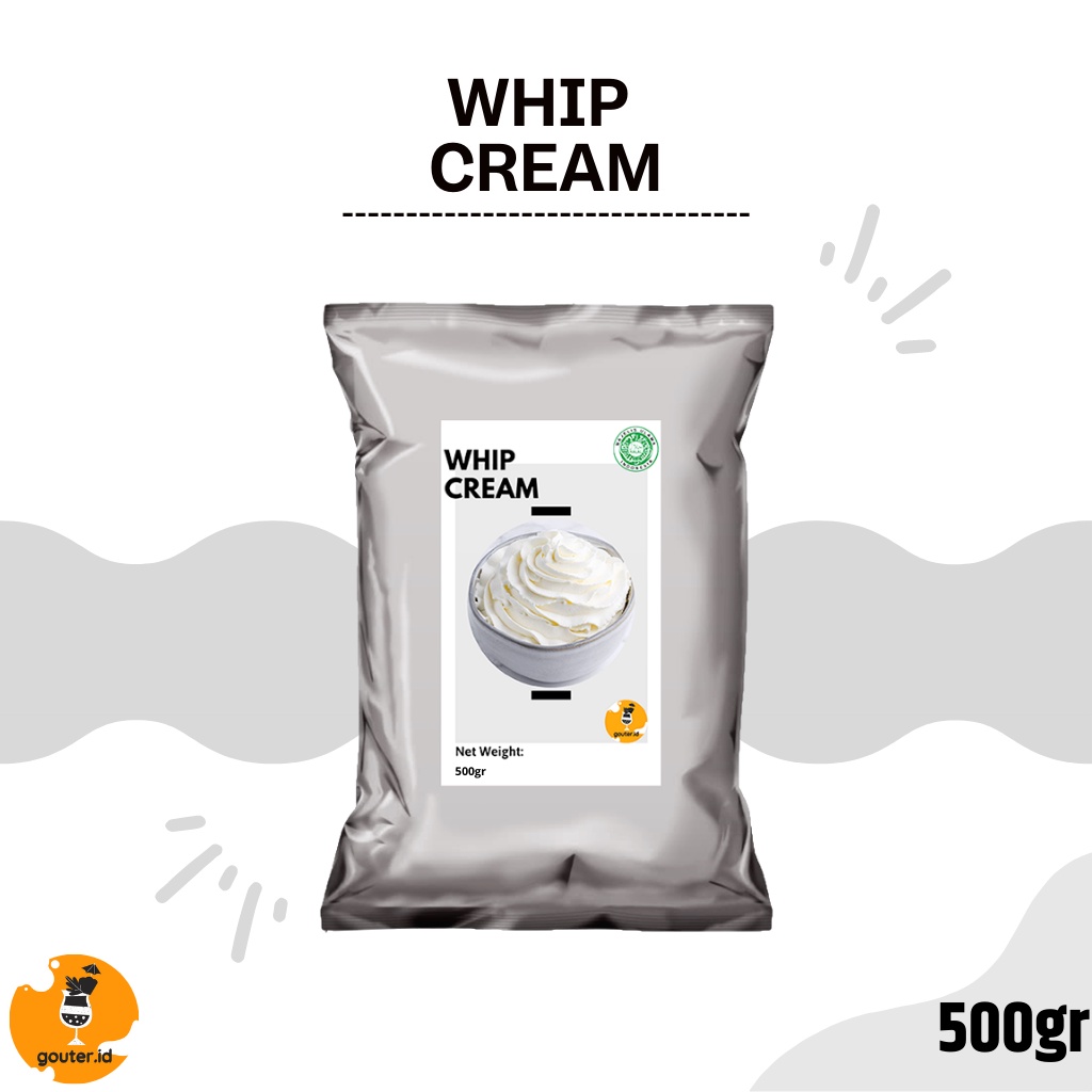 WHIP CREAM TOPPING 500GR / BUBUK WHIP CREAM / WHIPPED CREAM POWDER ...