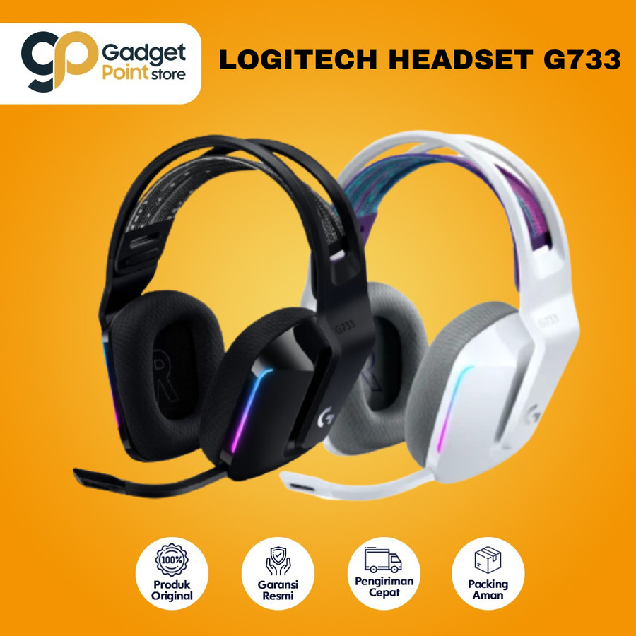 Logitech G733 LIGHTSPEED Wireless RGB 7.1 Surround Gaming Headset ...