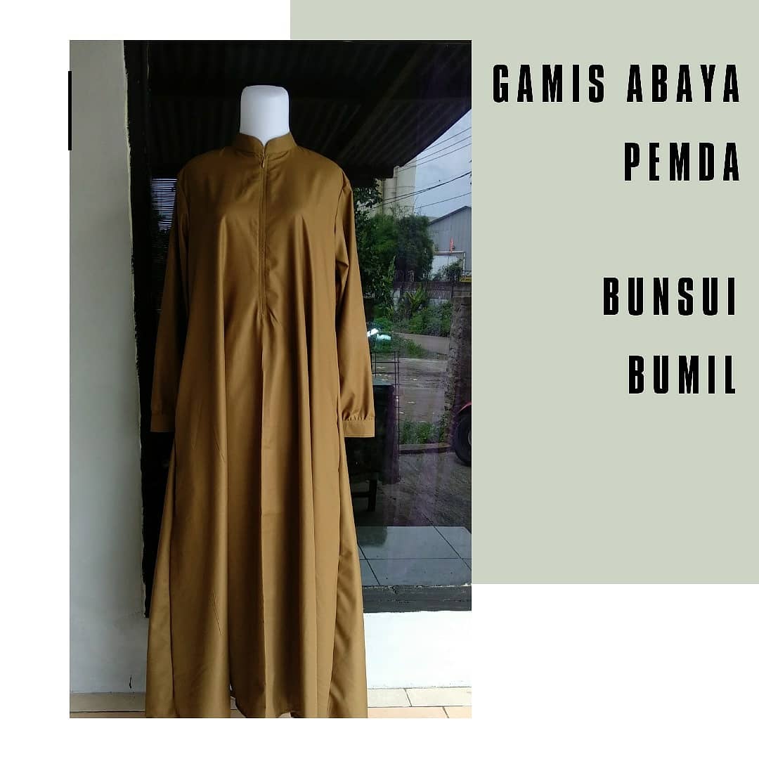 BAJU GAMIS PEMDA, PNS, GURU MODEL ABAYA BISA UNTUK BUMIL (BISA REQUEST ...
