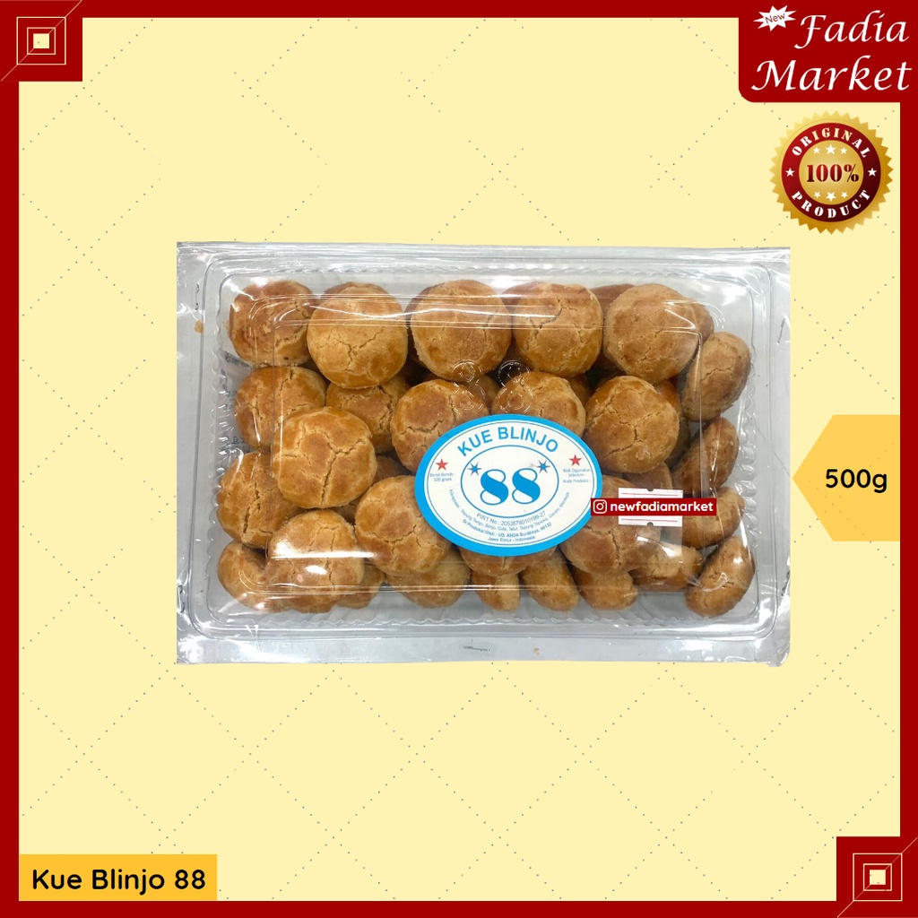 Kue Kering Blinjo Belinjo Melinjo Cap 88 500g | Lazada Indonesia