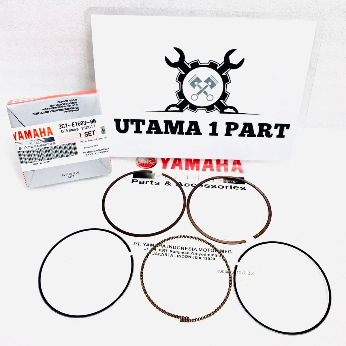 RING SEHER PISTON ONLY STD VIXION OLD NEW R15 V2 MX KING XABRE BARU ...