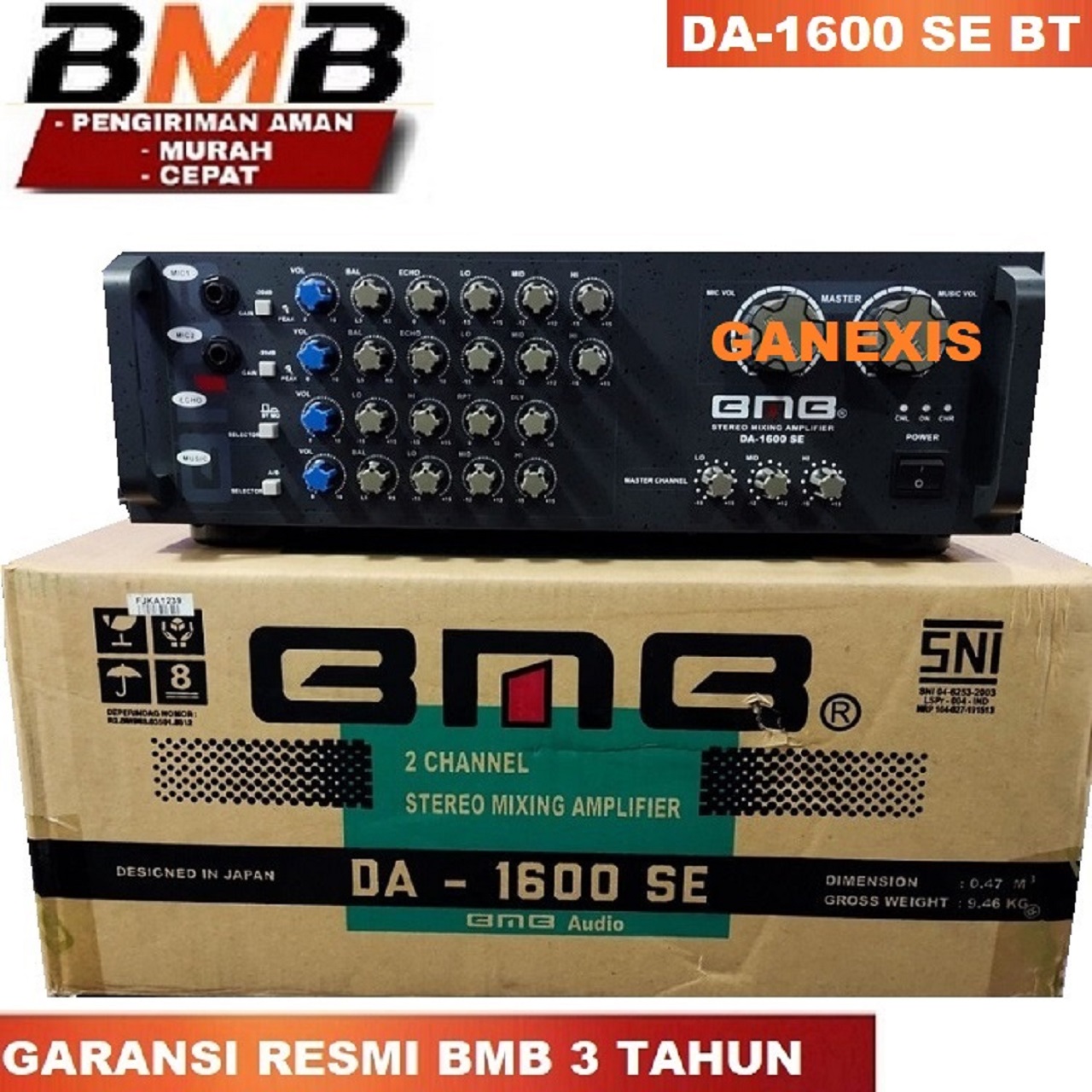 Amplifier BMB BLUETOOTH DA-1600 SE BT ampli Original | Lazada Indonesia