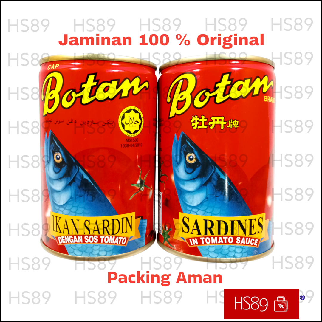 Sarden Botan Malaysia 425gr - Ikan Sarden - Ikan Sardin | Lazada Indonesia