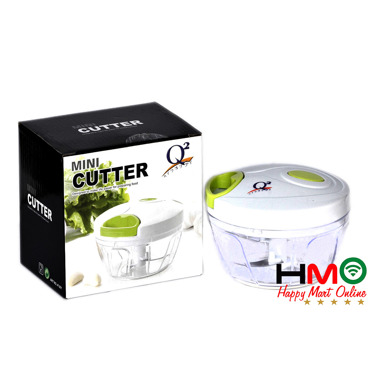 Mini Cutter Onion Slicer Pencacah Mixer Tangan Pencincang Bumbu Chopper ...