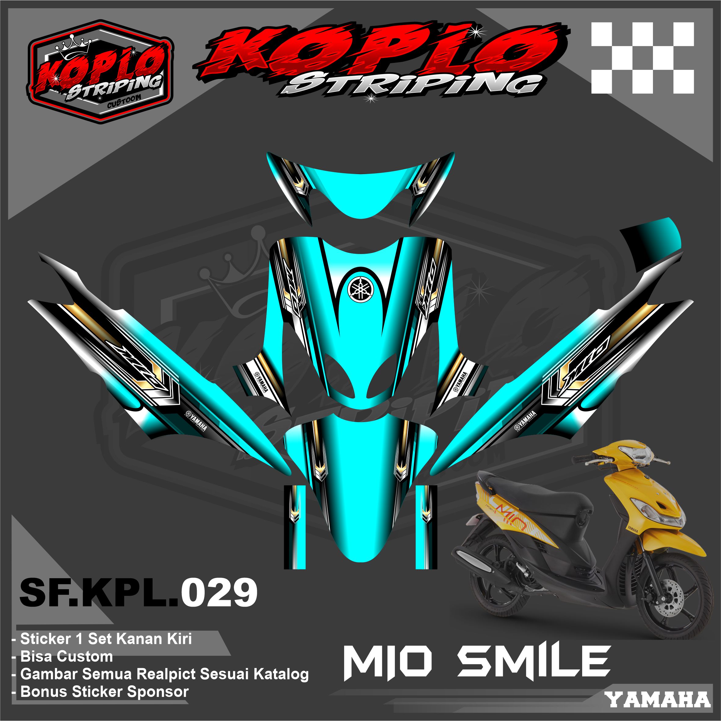 Stiker Decal Full Body Motor Yamaha Mio Smile - Sticker Decal Full Body ...