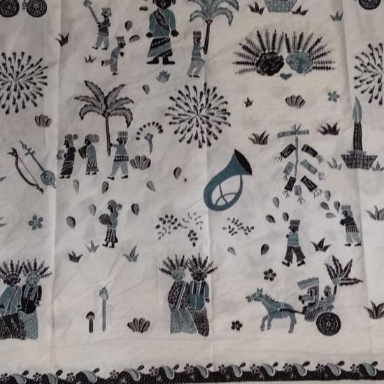 kain batik katun motif ondel ondel putih hitam | Lazada Indonesia kain batik katun motif ondel ondel putih hitam | Lazada Indonesia