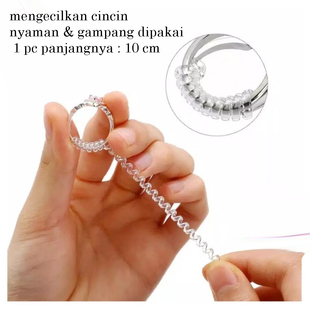 Pengganjal Cincin Pengecil Ukuran Cincin Ring Spiral | Lazada Indonesia