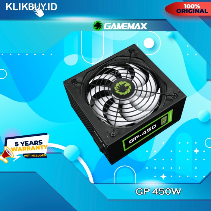 GAMEMAX PSU 450W GP-450 80+ BRONZE | Lazada Indonesia