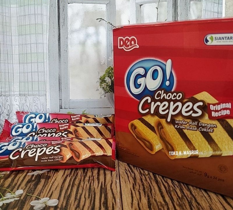 Box Wafer Roll Go! Choco Crepes | Go! Egg Roll | Lazada Indonesia