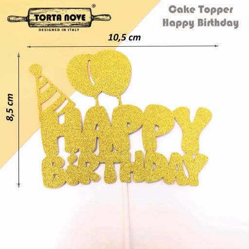 [COD] Cake topper HAPPY BIRTHDAY / Cake topper KERTAS / 1 PACK isi 10PCS/ Dekorasi kue ulang ...