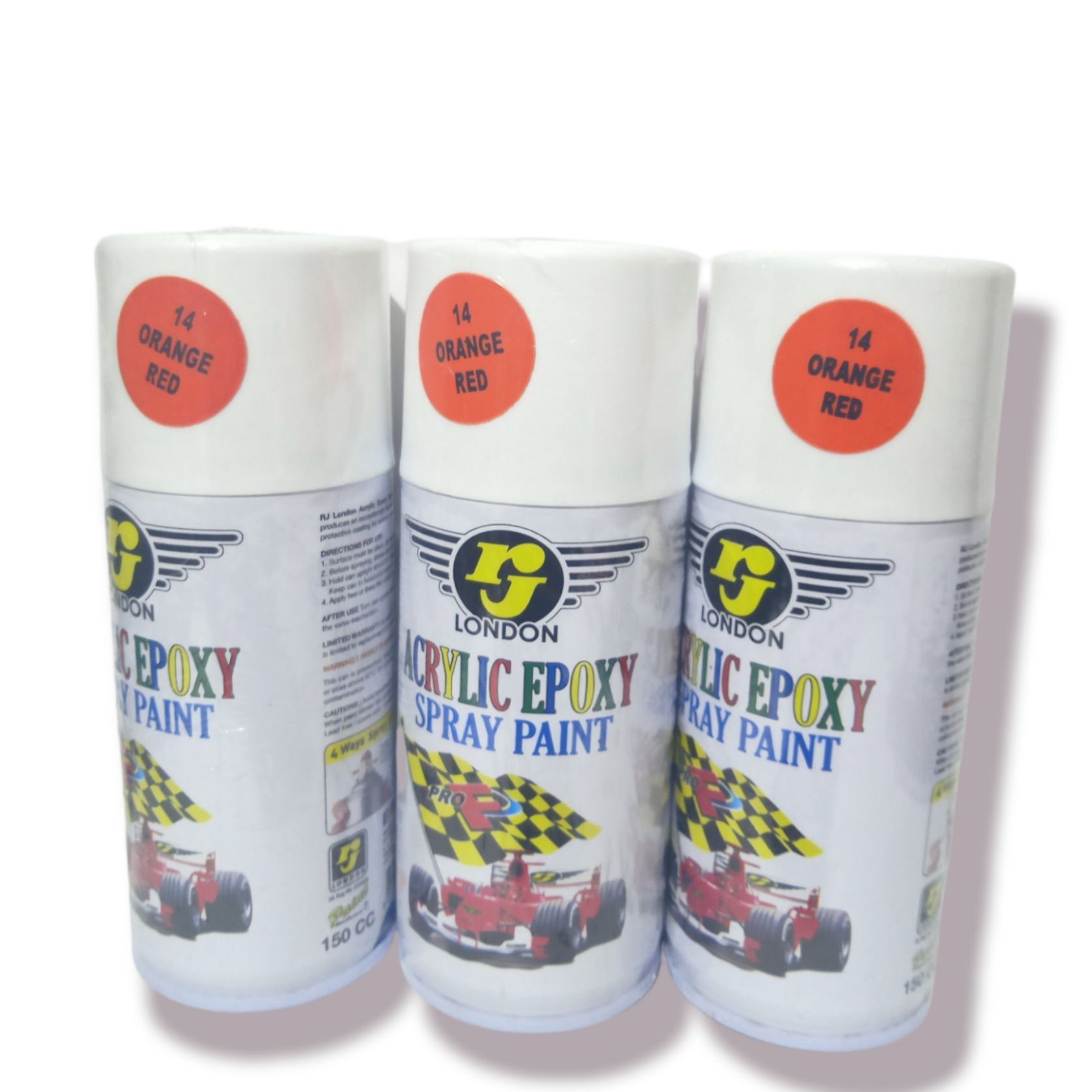 Pilok Cat Semprot RJ Orange Red 14 Oren Merah 150cc | Lazada Indonesia