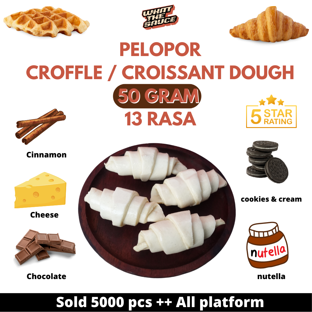 Croissant Croffle Dough Adonan Frozen Croissant dan Croffle Halal ...