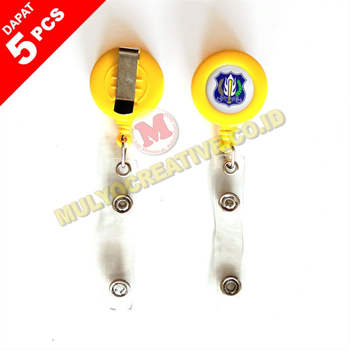 ID Card Yoyo Logo Satpam Gantungan ID Card Holder Satpam Security /5pcs ...