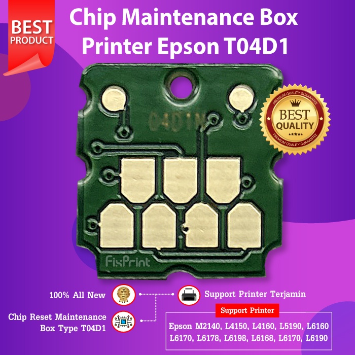 Chip Maintenance Box T04D1 Epson L6160 L6170 L6190 L6290 L6460 L6490 ...