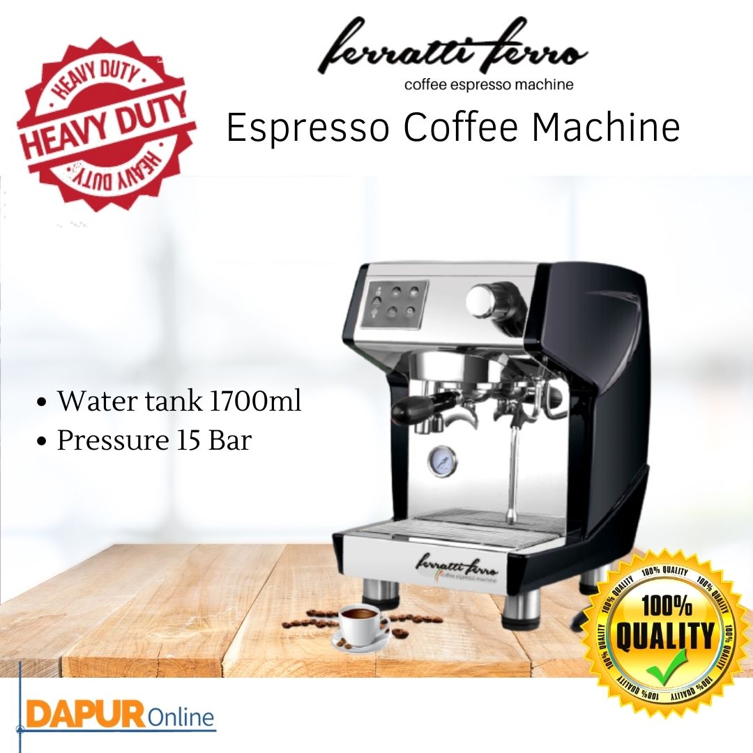Mesin Espresso Kopi Espresso Machine Ferratti Ferro FCM3200B | Lazada ...