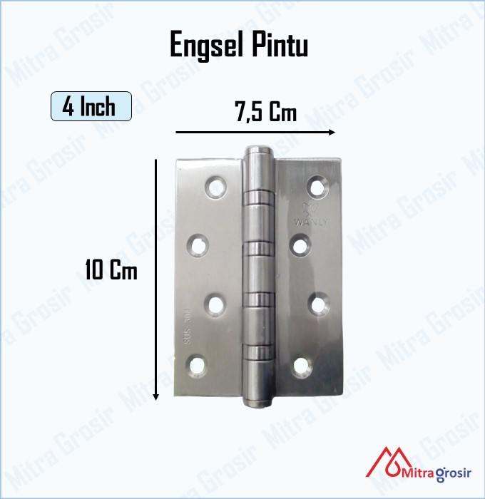 Engsel Stainless Tebal / Engsel Pintu Tebal Stainless / Engsel ...