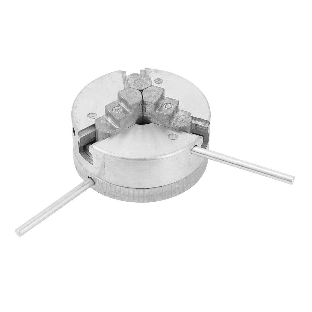 Z011 Lathe Chuck Mini Drill Chuck Zinc Alloy Three Jaw Chuck Clamp ...