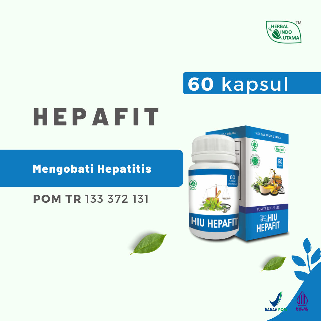 HIU HEPAFIT Herbal Obat Hepatitis Liver Herbal Indo Utama isi 60 Kaps ...