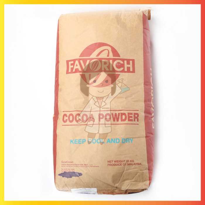 COKLAT BUBUK COCOA POWDER FAVORICH AP39011 A391P AEA0 25KG | Lazada ...