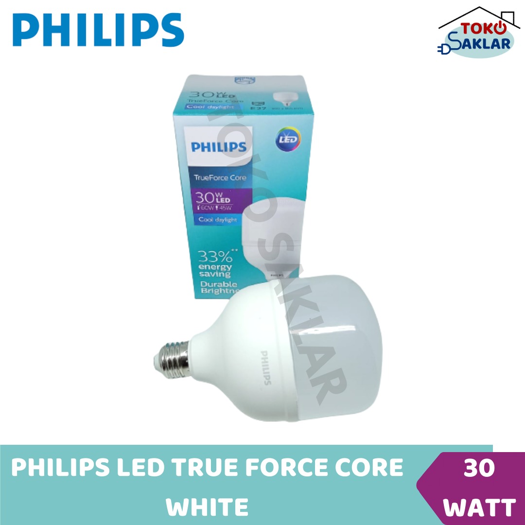 Lampu LED Philips TrueForce 30 Watt Putih | Lazada Indonesia