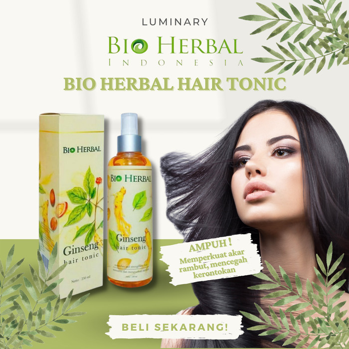 Bio Herbal Hair Tonic/ Bio Herbal Ginseng Hair Tonic BPOM | Lazada ...