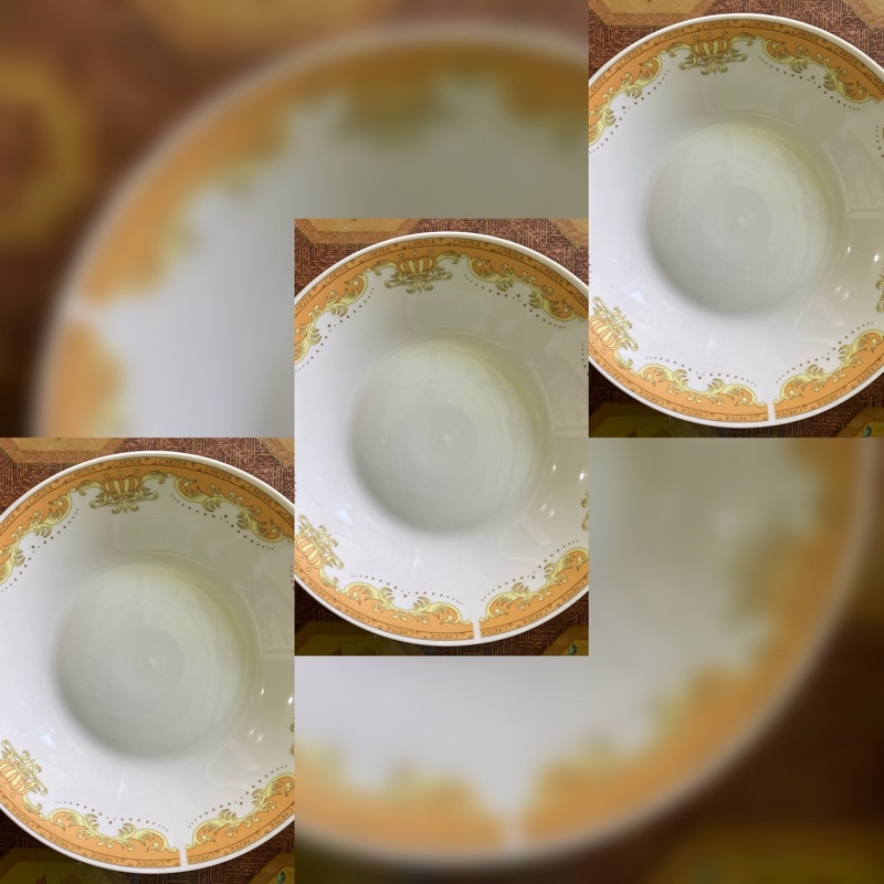 Piring Makan Keramik BESAR Lusinan Piring Hajatan Piring Mahkota Emas ... Piring Makan Keramik BESAR Lusinan Piring Hajatan Piring Mahkota Emas ...