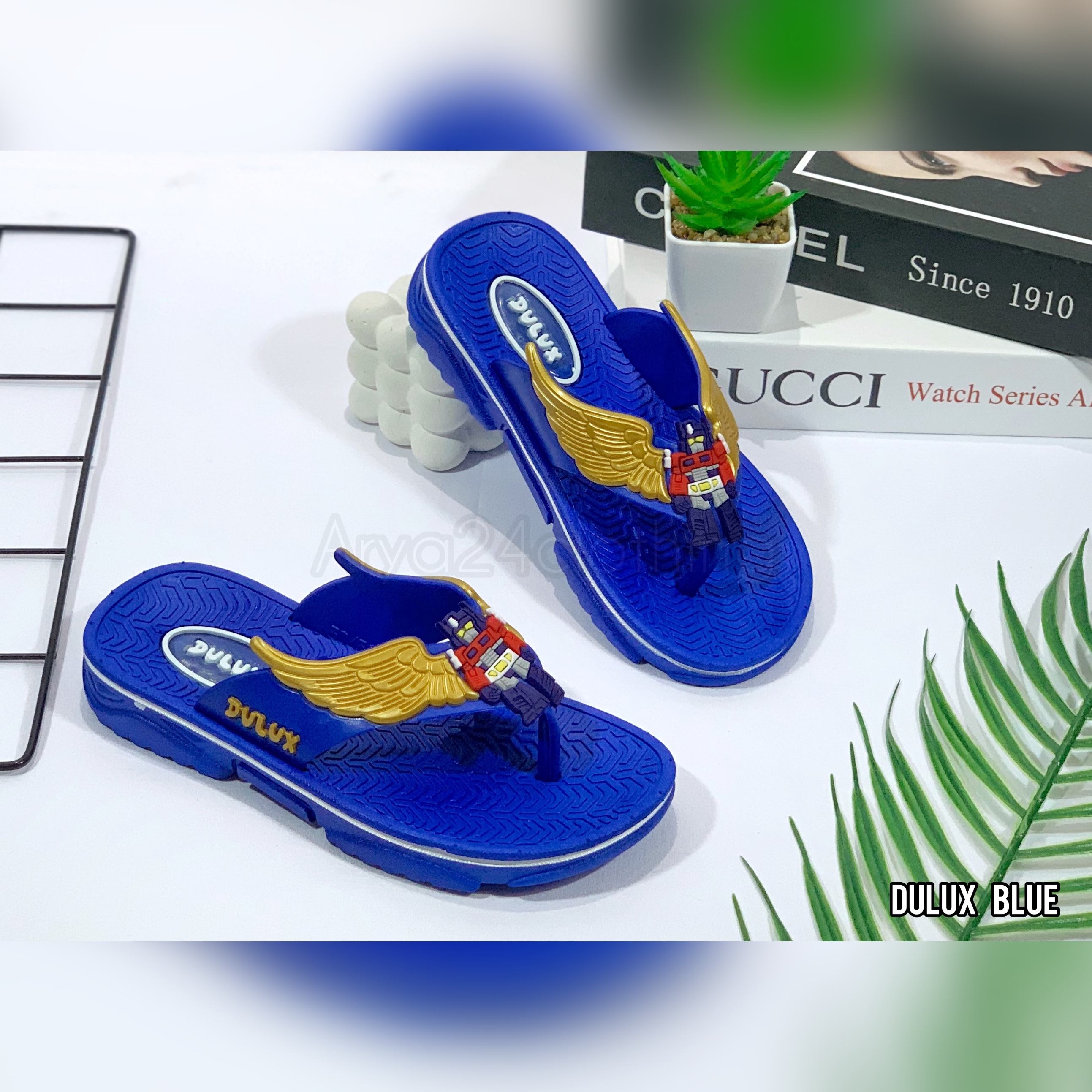 Dulux - Sandal Jepit Anak Laki Laki Bahan Lentur Model Karakter ...