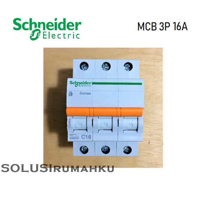 MCB 3 PHASE SCHNEIDER 16A / SIKRING 3 PAS 16 AMPERE / MCB 3P 16 A | Lazada Indonesia