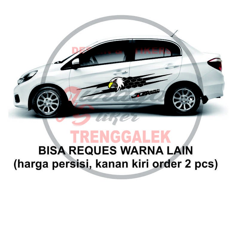 STIKER Mobil JDM RAJAWALI Sport untuk Avanza Mobilio Cayla Rush Datsun ...