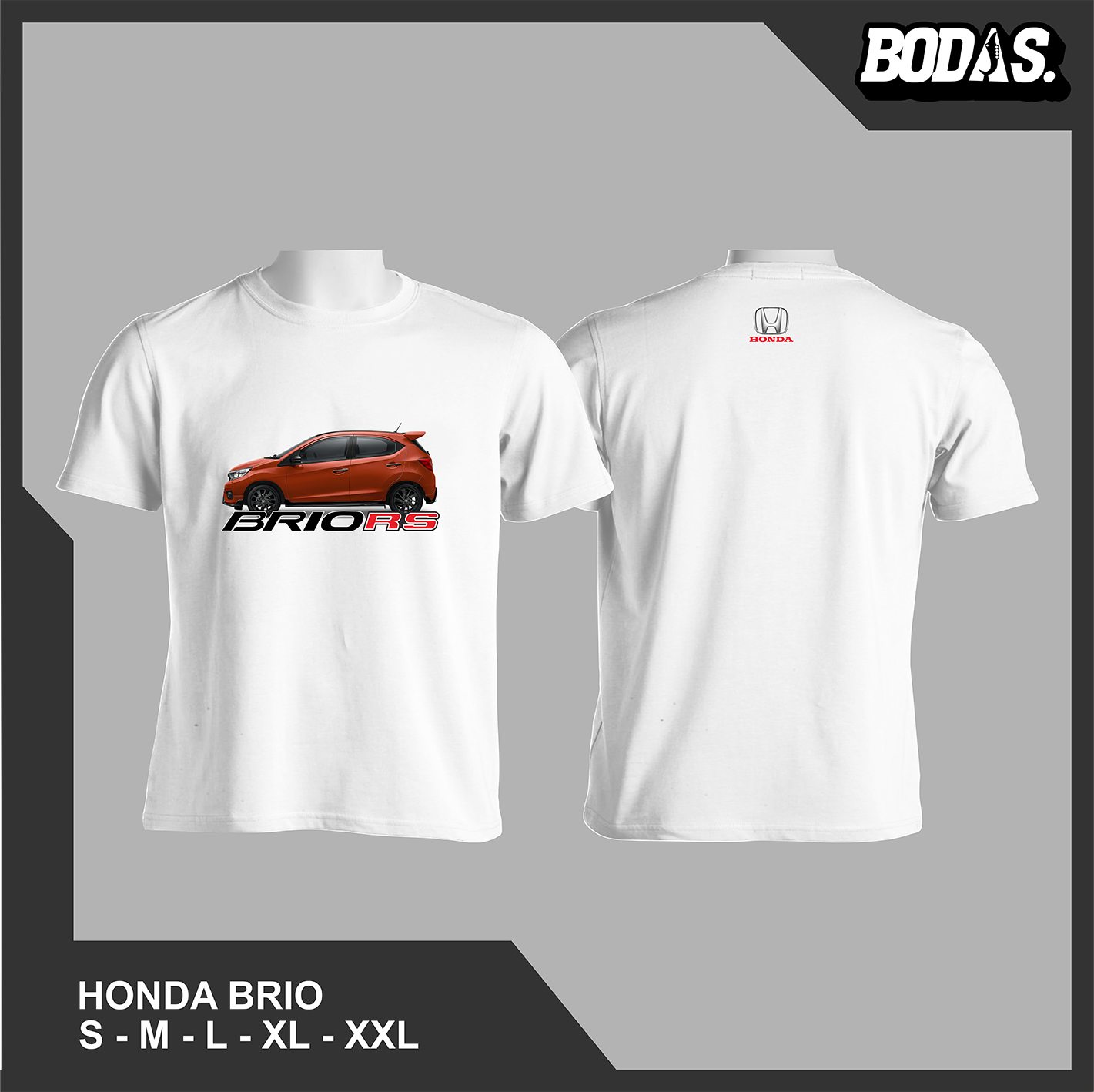 KAOS PUTIH DISTRO OTOMOTIF MOBIL HONDA BRIO | Lazada Indonesia