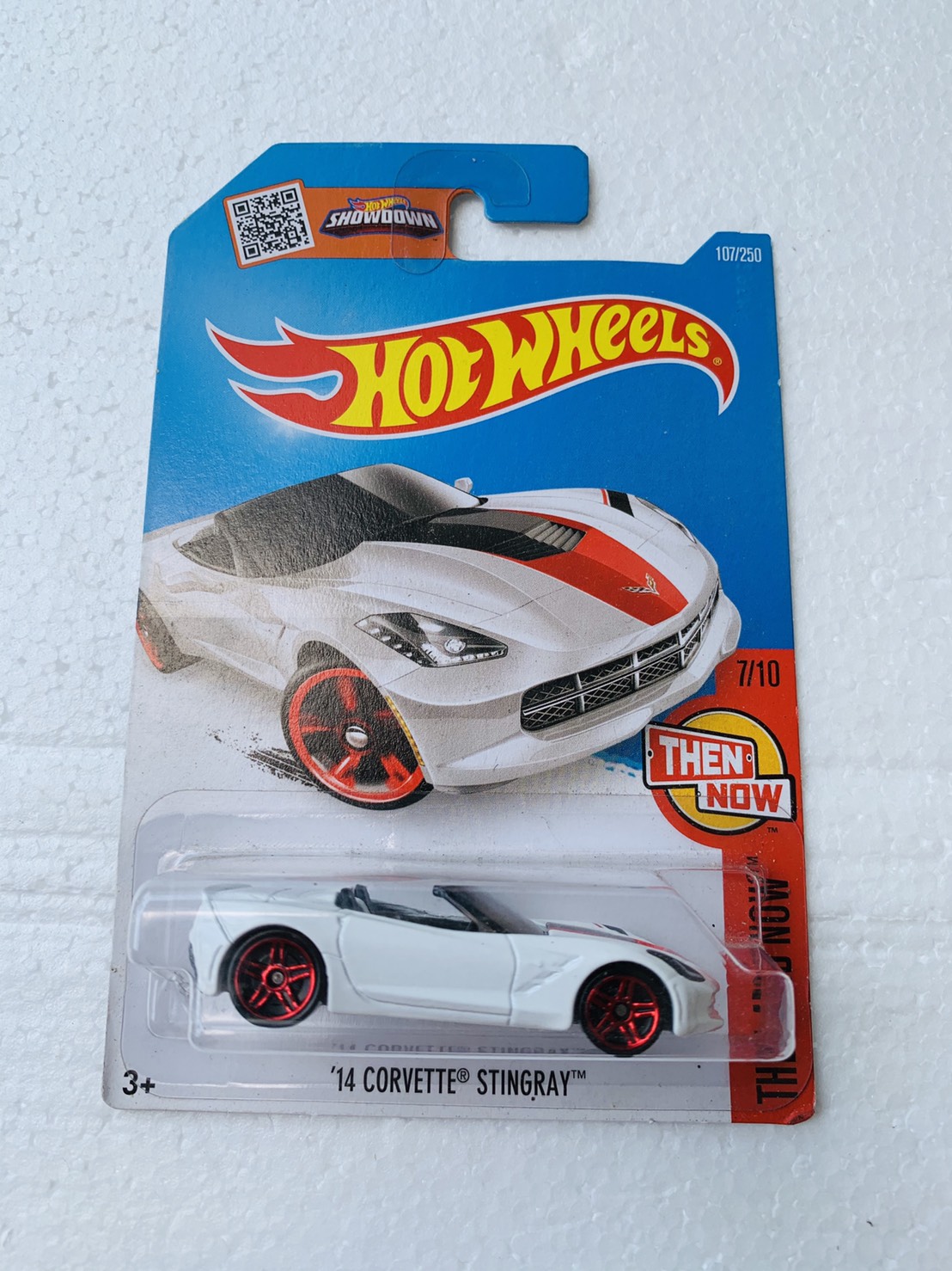 HOT WHEELS HOTWHEELS 14 CORVETTE STINGRAY PUTIH CONVERTIBLE THEN AND ...