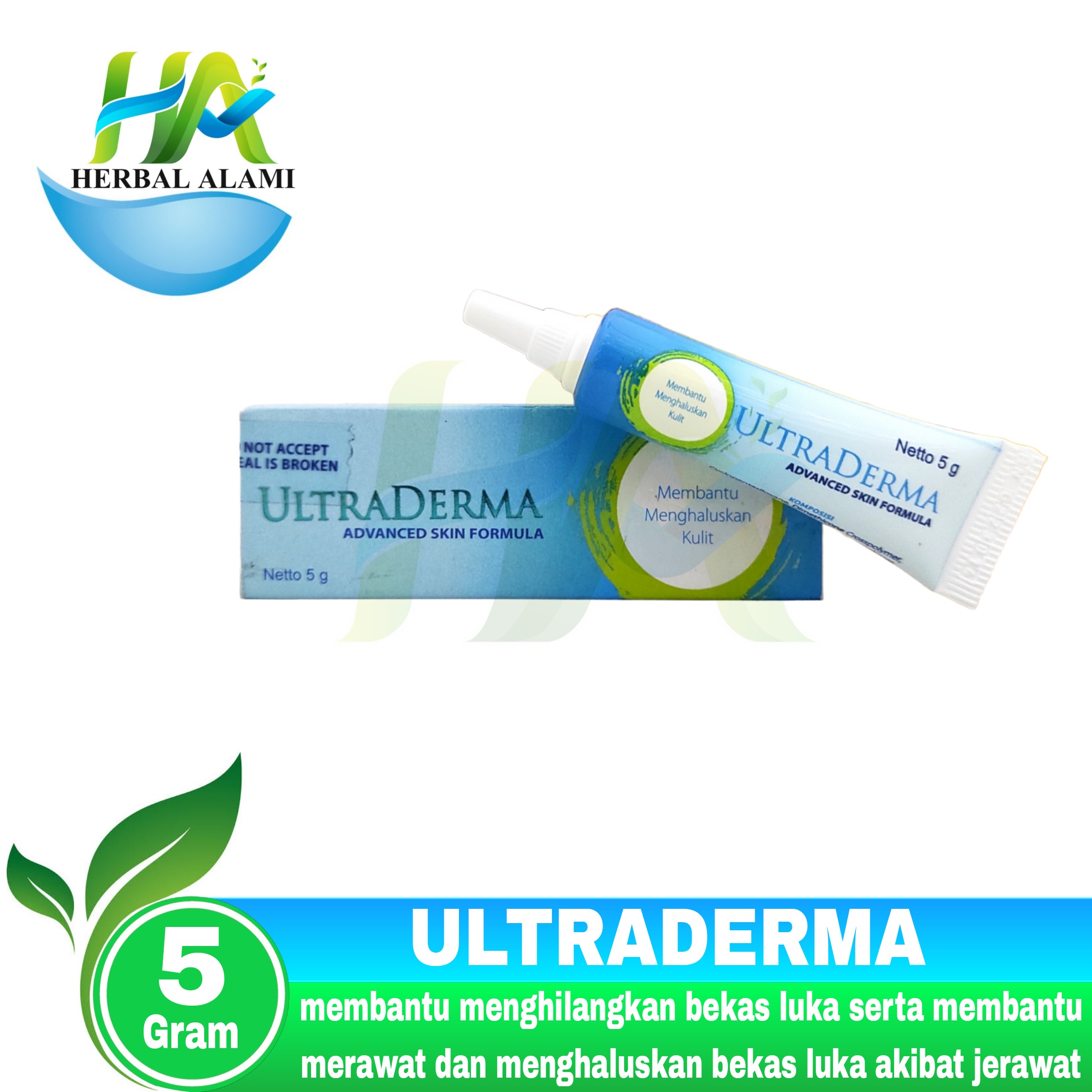 Ultraderma Advanced Skin Formula 5g - Menyamarkan Bekas Jerawat Luka ...