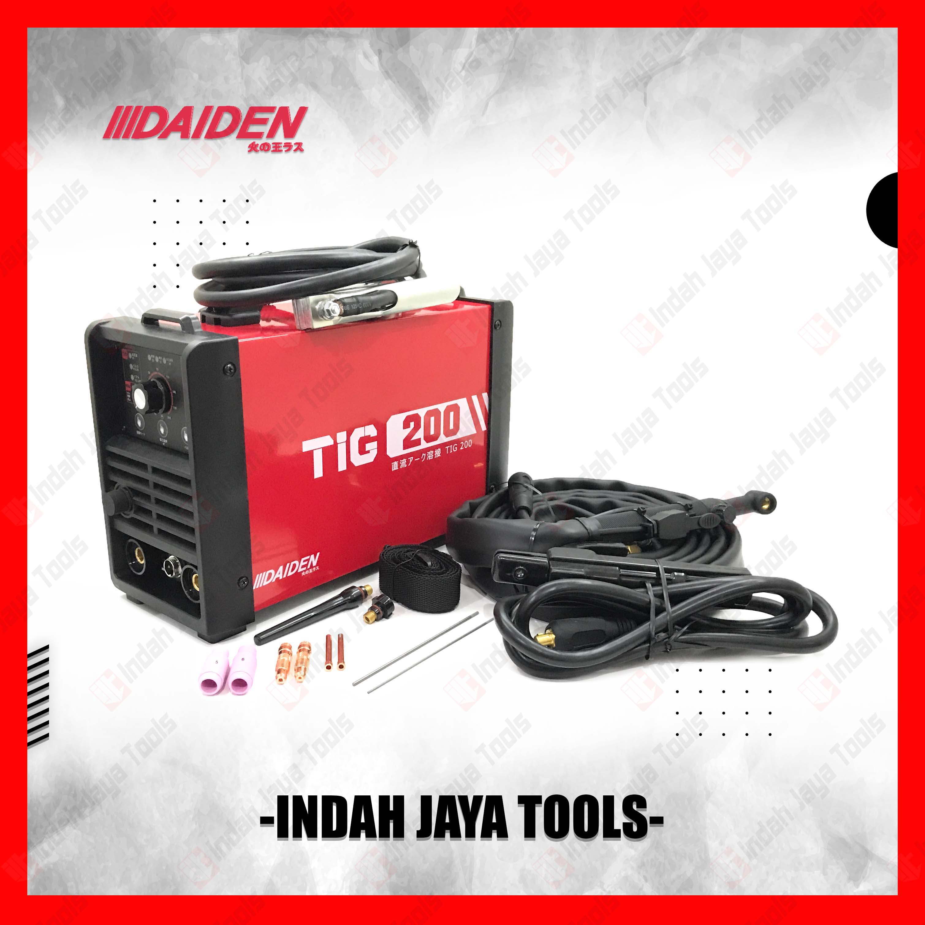 DAIDEN TIG 200 Pulse Mesin Las Listrik Argon Inverter Travo Stainless ...