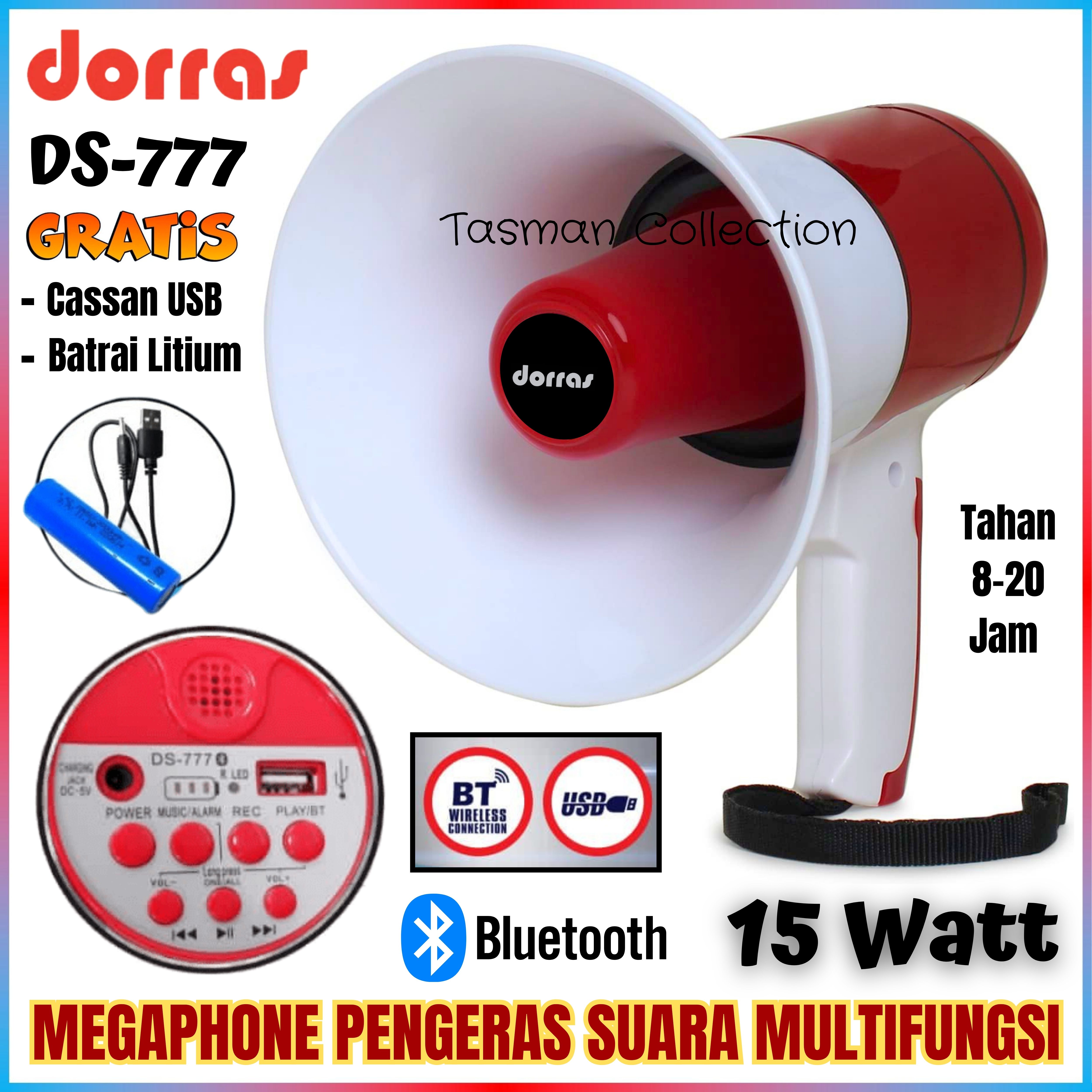 TOA Bluetooth Megaphone Bluetooth Pengeras Suara Dorras DS-777 Bisa ...