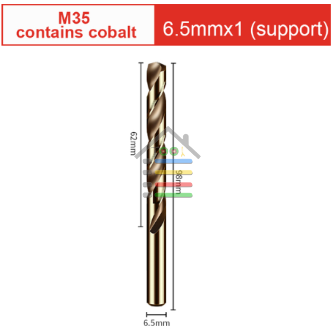 MATA BOR HSS COBALT M35 UNTUK BOR BESI PLAT BAJA TEBAL STAINLESS 1 - 13MM | Lazada Indonesia