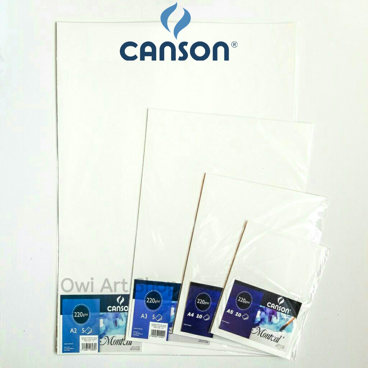 Kertas Canson Montval A5 / A4 / A3 / A2 - 220 gsm | Lazada Indonesia