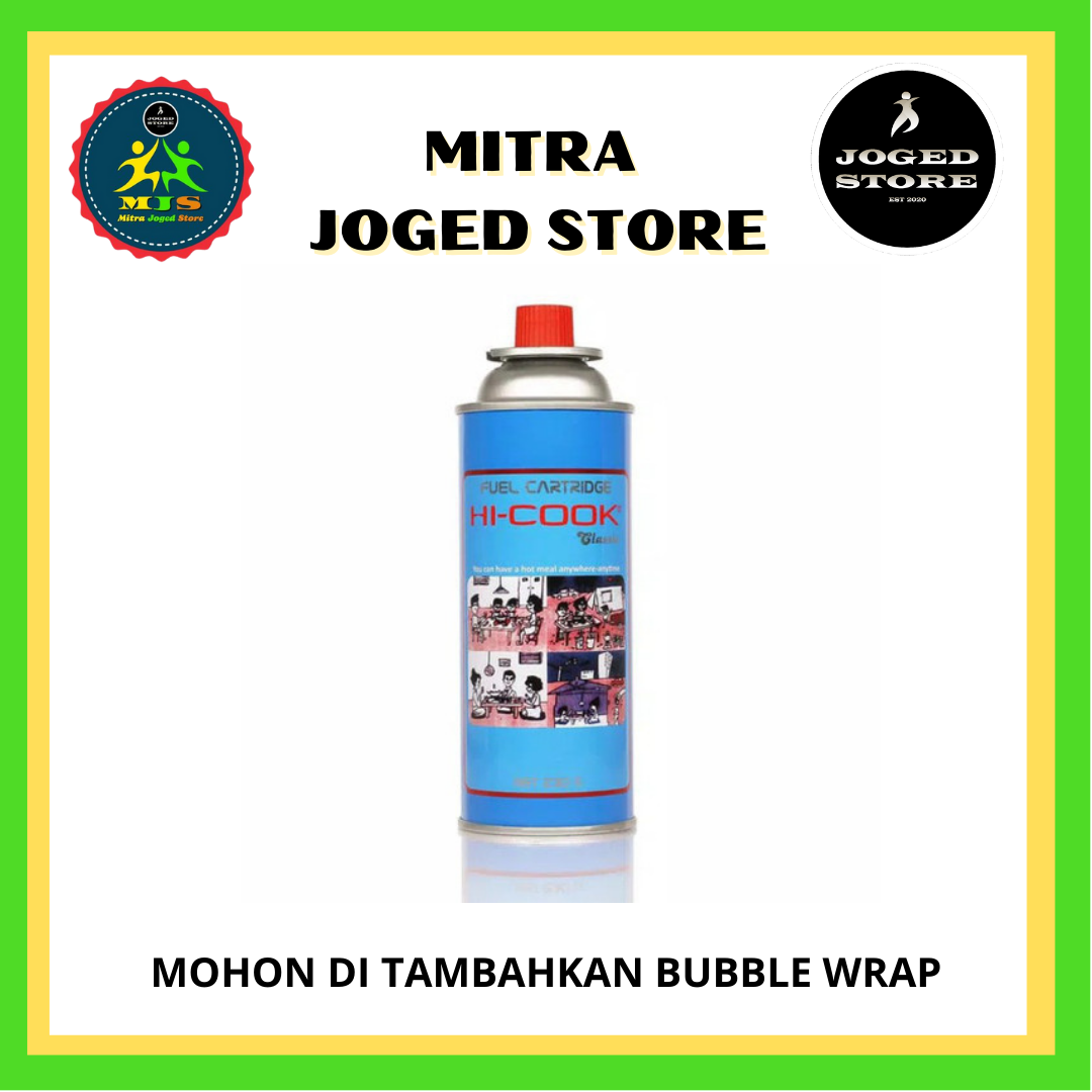 HI-COOK CLASSIC TABUNG GAS MINI BUTANE FUEL CARTRIDGE GAS KALENG 230 G ...