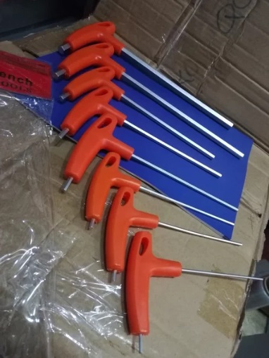 Kunci L Model T Set isi 8 pc - Ukuran 2 Sampai 10 mm | Lazada Indonesia