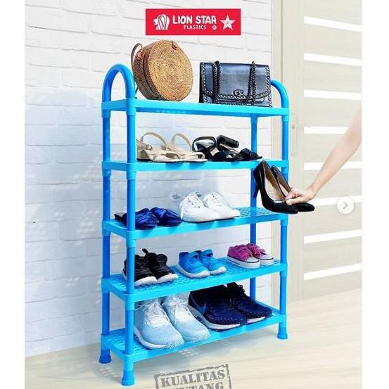 Rak sepatu / Lion star / A-48 Shelf Stand 5 Stacks Rak Sepatu Susun 5 ...