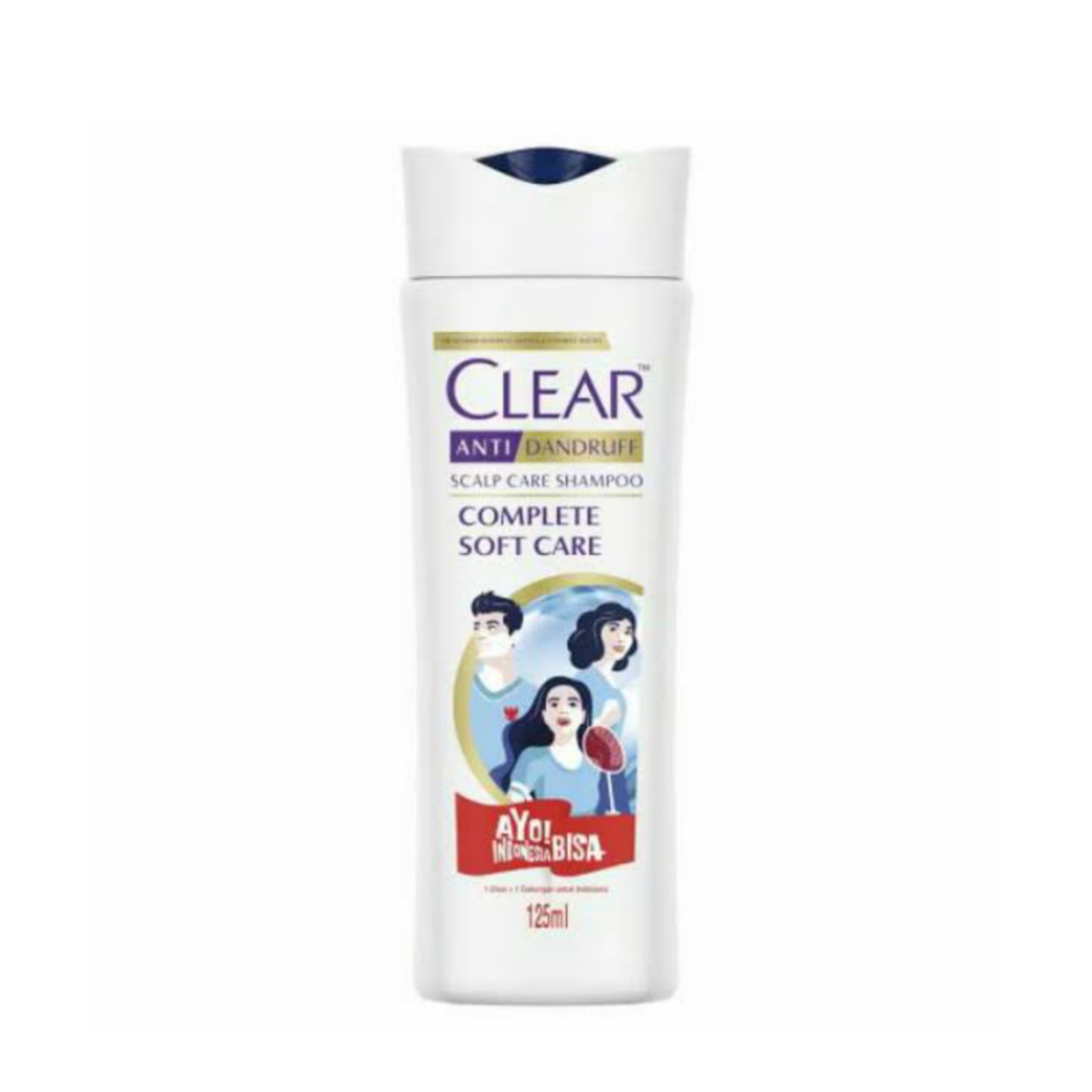 CLEAR Shampoo Anti Dandruff Complete Soft Care [125mL] | Lazada Indonesia