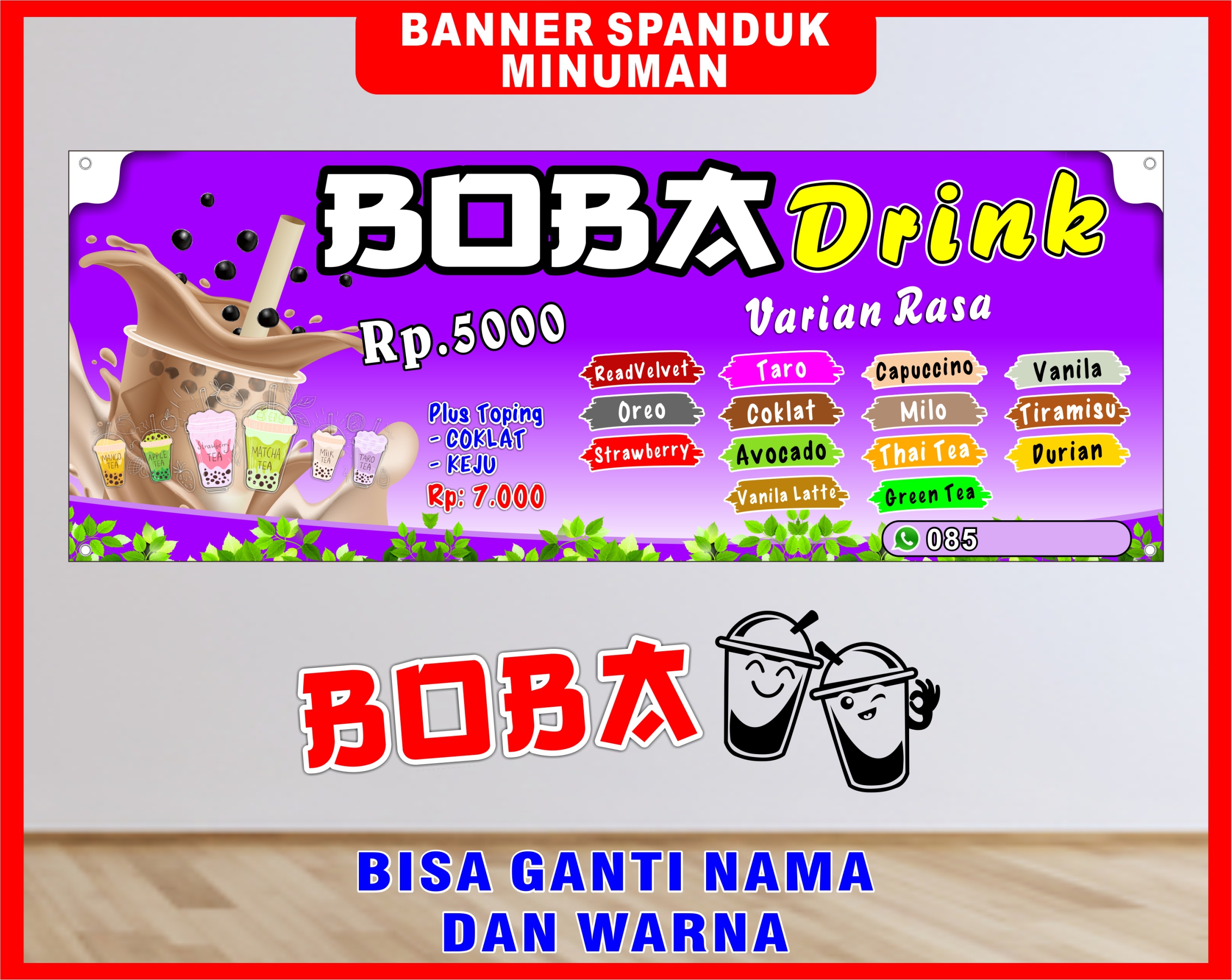Spanduk Banner Backdrop Minuman BOBA / Banner Minuman BOBA / Spanduk ... Spanduk Banner Backdrop Minuman BOBA / Banner Minuman BOBA / Spanduk ...