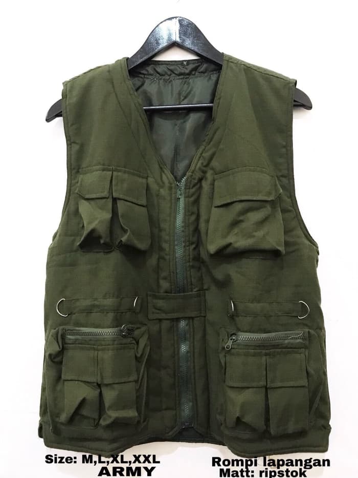 Rompi Lapangan Outdoor Caesar Rompi Tactical Rompi Mancing Rompi ...