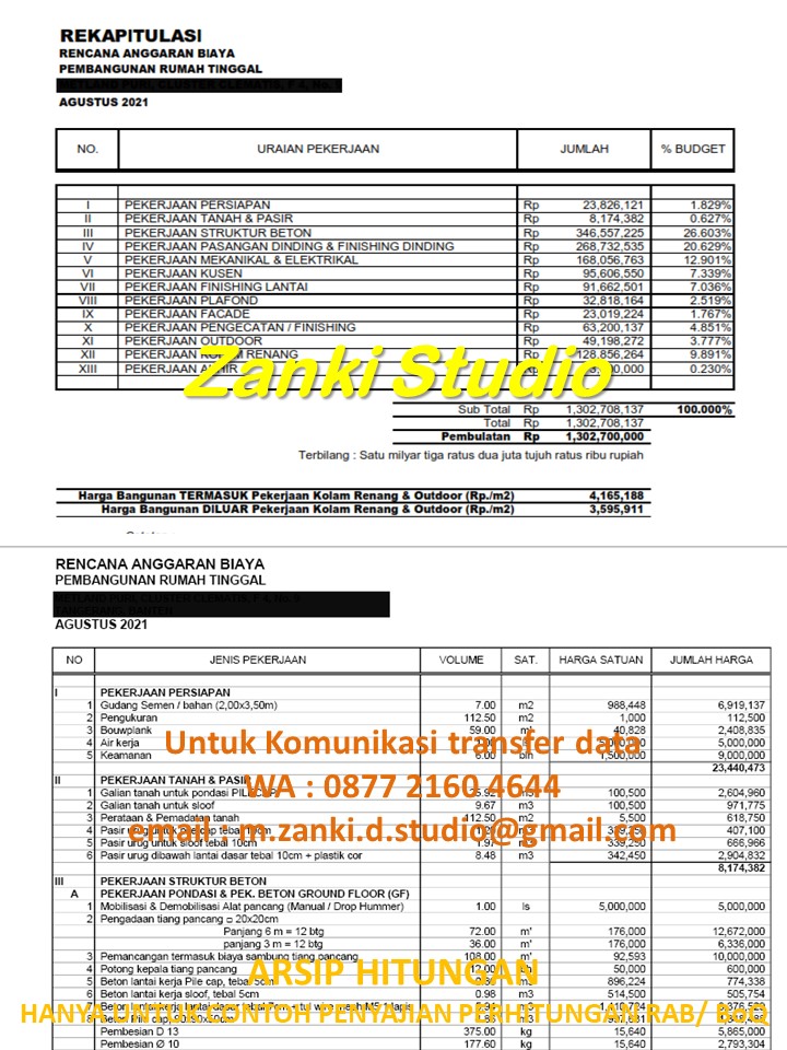 Pembuatan RAB Rumah dan Ruko | Lazada Indonesia