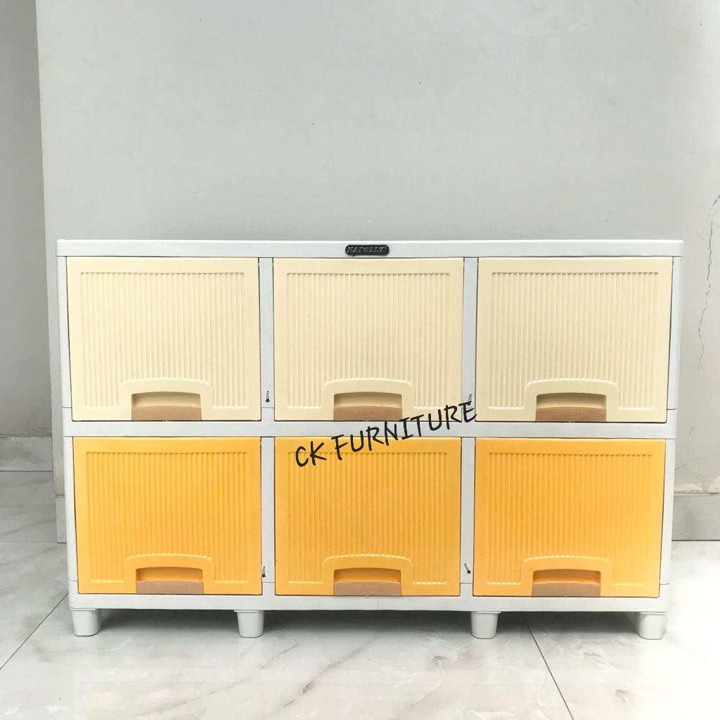 LEMARI PLASTIK LOCKER BOX FLIP MINIMALIS NAPOLLY | Lazada Indonesia
